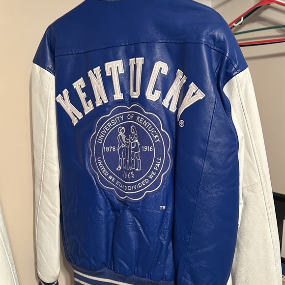 C & C | Jackets & Coats | Genuine Leather Jacket Nylon Acetate Lining ...